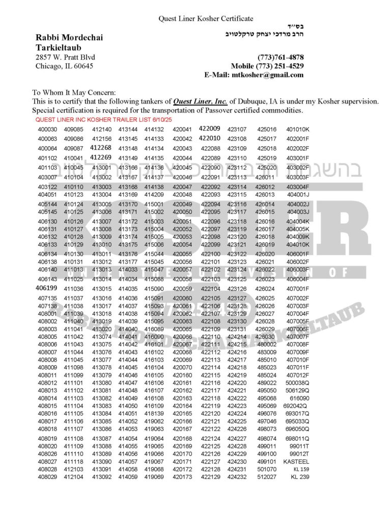 Logistics | Quest Liner | Bulk Transportation Company